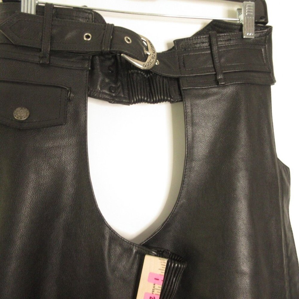 Genuine Harley-Davidson Leather Chaps Size M W Ih382 … - Gem